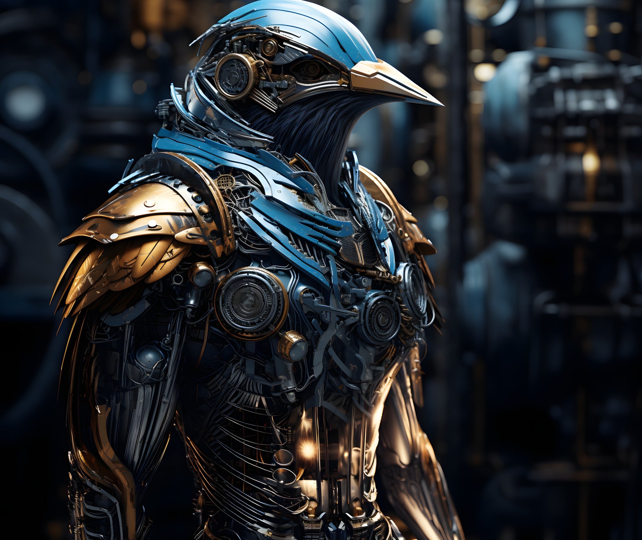 A Robotic Bird - Painting by Diamond – All Diamond Painting