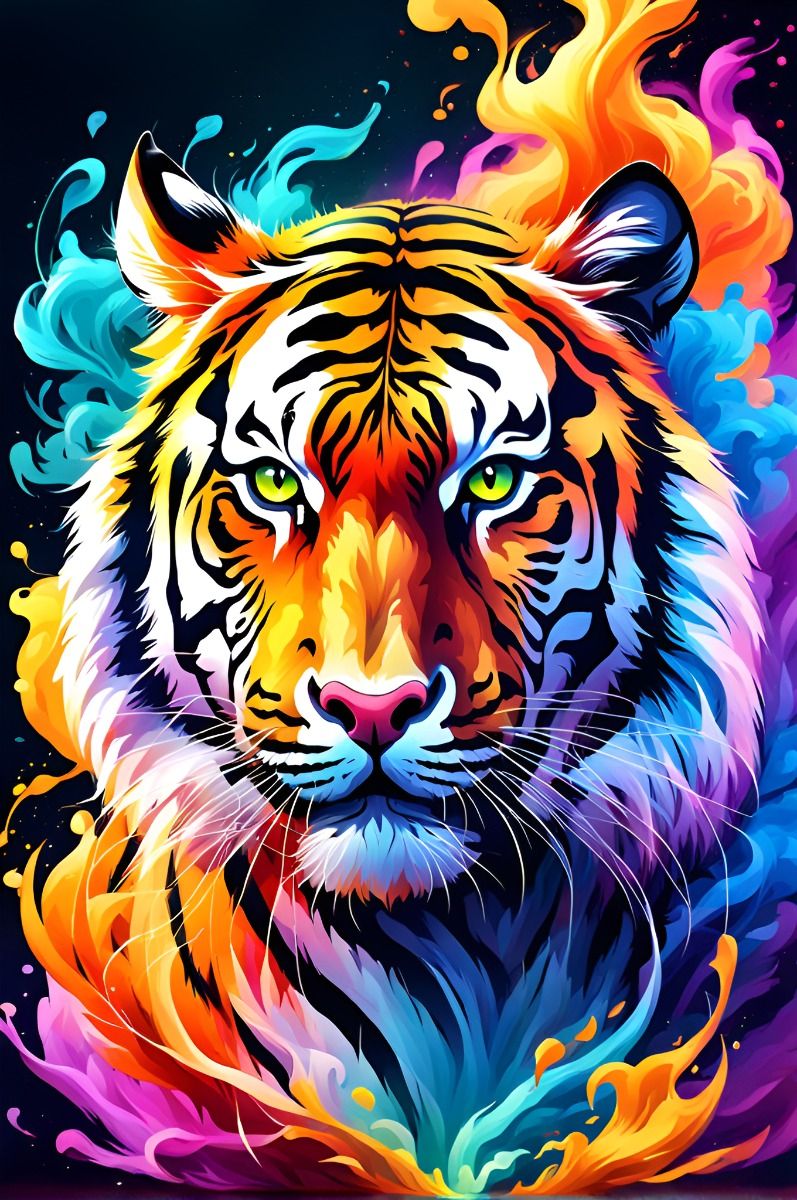 Admirable Tiger - Paint By Diamonds – All Diamond Painting