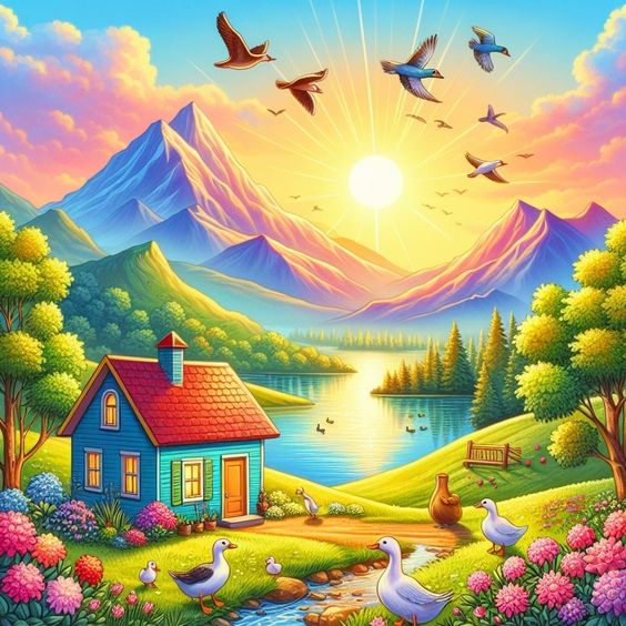 Capturing Beauty in a Colorful Landscape - Painting Kit – All Diamond ...