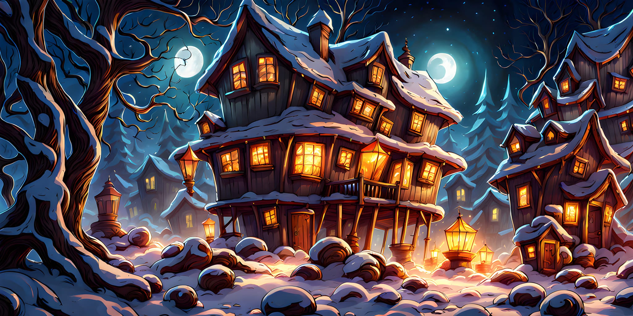 Creepy Cottage Spectral Residence – All Diamond Painting