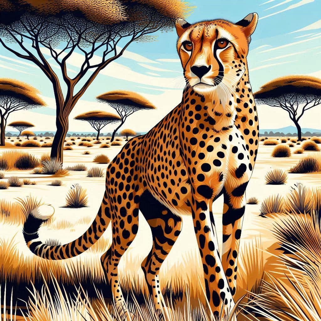 Leopard's Full Body Splendor – All Diamond Painting
