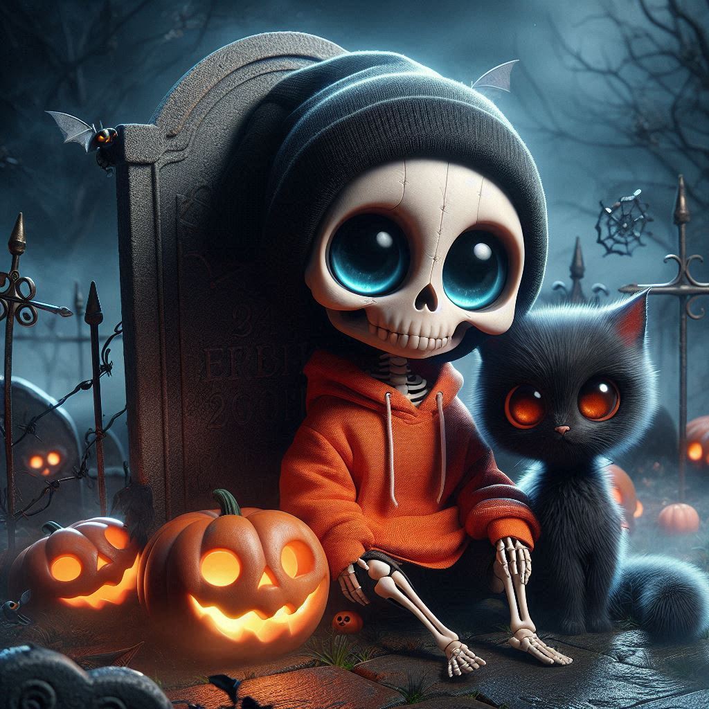 Little Halloween Skeleton - Painting Kit – All Diamond Painting