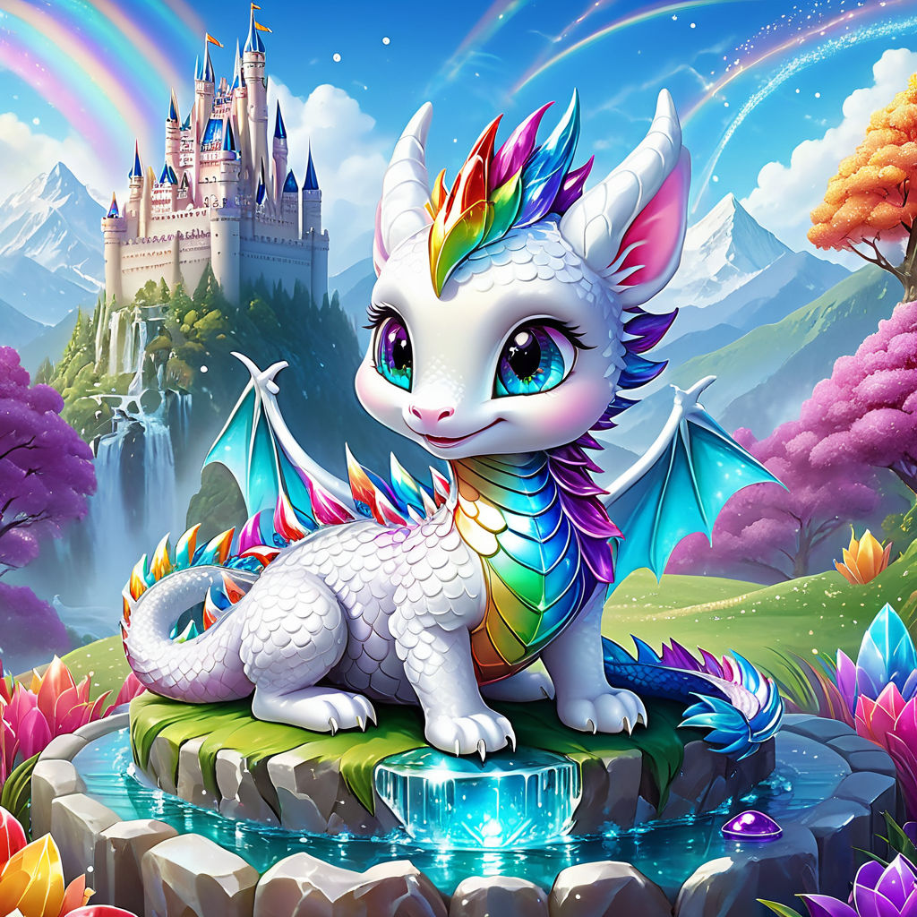Super Cute Baby Dragon - Paint With Diamonds – All Diamond Painting