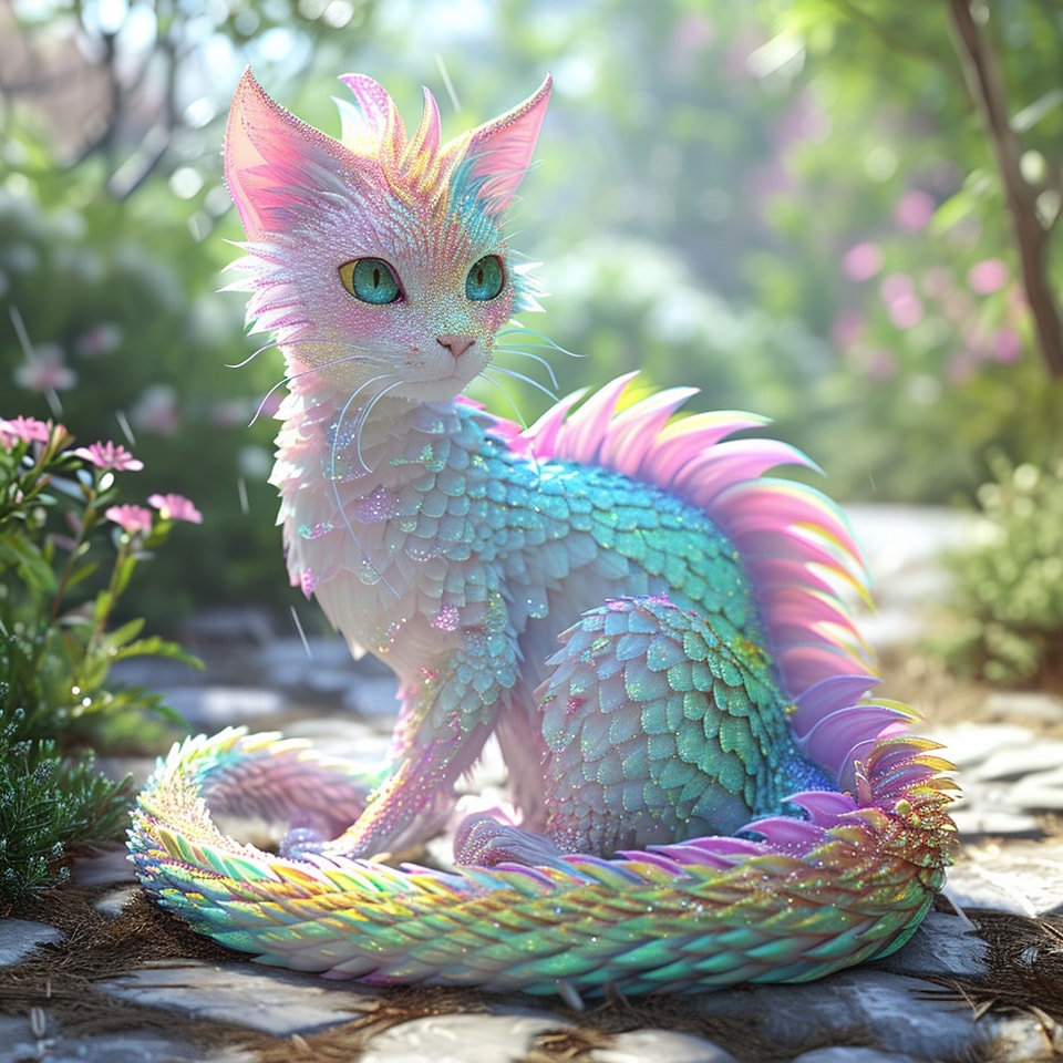 The Shining Cat Dragon – All Diamond Painting