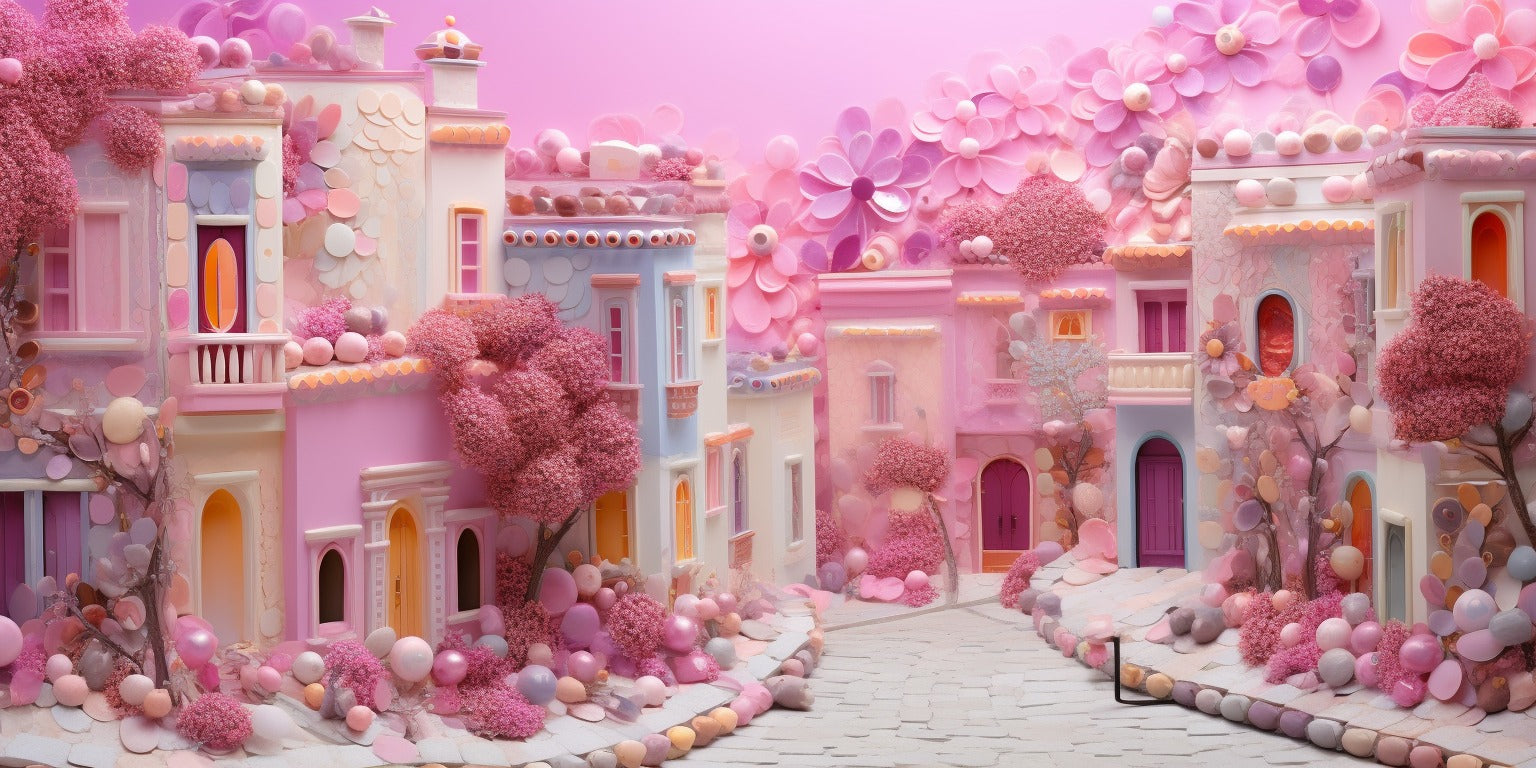The Street of Barbie Land – All Diamond Painting