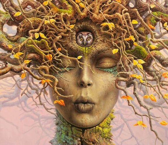 Abstract Tree Face Diamond Painting – All Diamond Painting