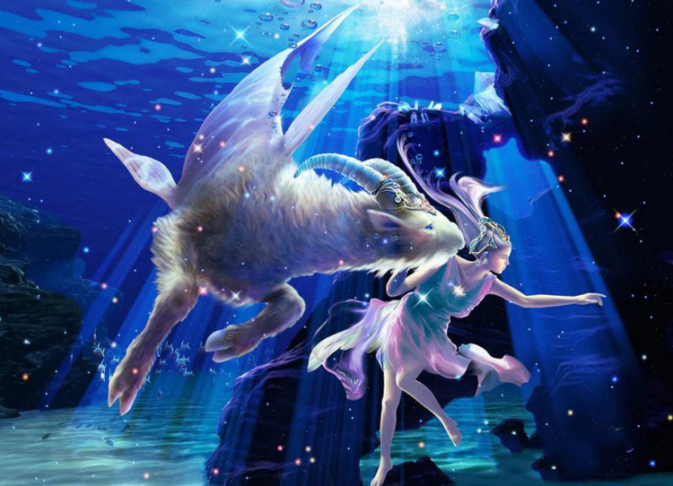 Capricorn Zodiac - Paint by Diamonds – All Diamond Painting