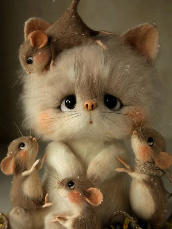 Cartoon Cats & Mouse – All Diamond Painting